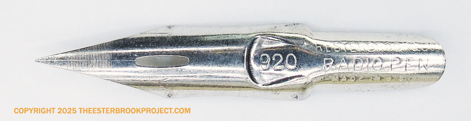 Esterbrook #920 Radio Pen – DRAFT – ©The Esterbrook Project